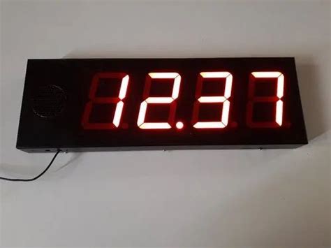 Metallic Powder Coating Digital LED Timer Display V Ac Size Dimension X X