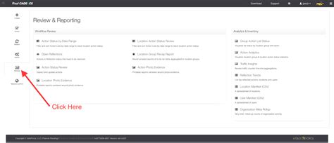 How To Use Location Action Status Report Support Center