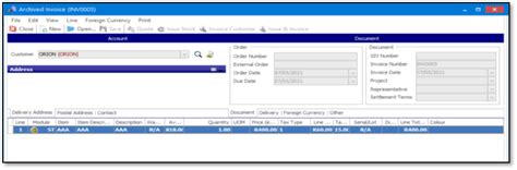 Sage Evolution Drill Down To Source Documents From Within Reports Sage Evolution