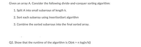Solved This Is About Design And Analysis Of A Algorithm