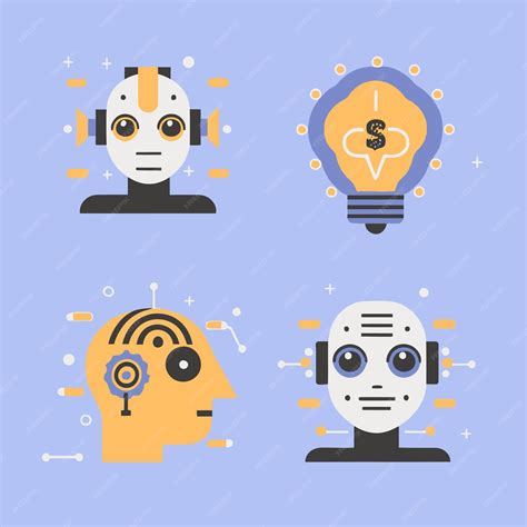 Premium Vector Artificial Intelligence Elements Vector