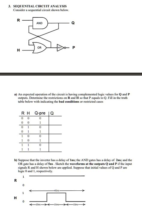 Solved 3 Sequential Circuit Analysis Consider A Sequential Circuit