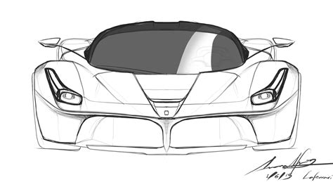 Ferrari Logo Drawing At Paintingvalley Com Explore Collection Of Ferrari Logo Drawing