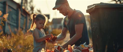Esta Familia Usa Los Contenedores De Basura Correctos Porque Están