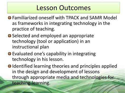 Tpack As A Framework For Technology Driven Teaching And Learning Ppt