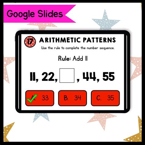 Arithmetic Patterns 3rd Grade Math Task Cards 3oad9 Magicore