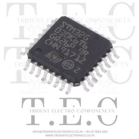 Stm32g030k6t6 St Ic Mcu 32bit 32kb Flash 32lqfp At Best Price In Mumbai