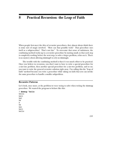 8 Practical Recursion The Leap Of Faith Recursive Patterns Download