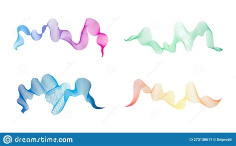 Abstract Backdrop With Wave Gradient Lines Stock Vector Illustration Of Vector Blue 273138017