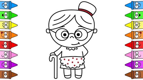 Grandma Drawing At Explore Collection Of Grandma