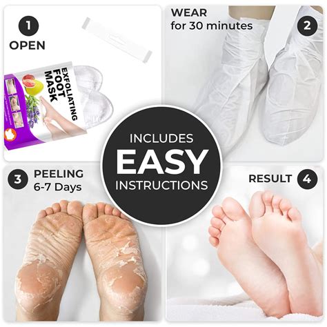 Original Exfoliating Peels Foot Mask Happyfeet® Shoe Inserts Insoles