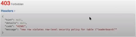 Getting Empty Array Instead Of An Error With Rls Policies · Issue 1730