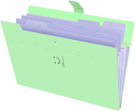 Expanding File Folders 5 Pockets Document Organize Vicedeal