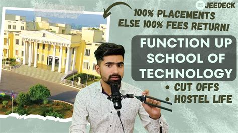 functionup school of technology detailed college review 2024🔥 placements😱 jeemains2024 youtube
