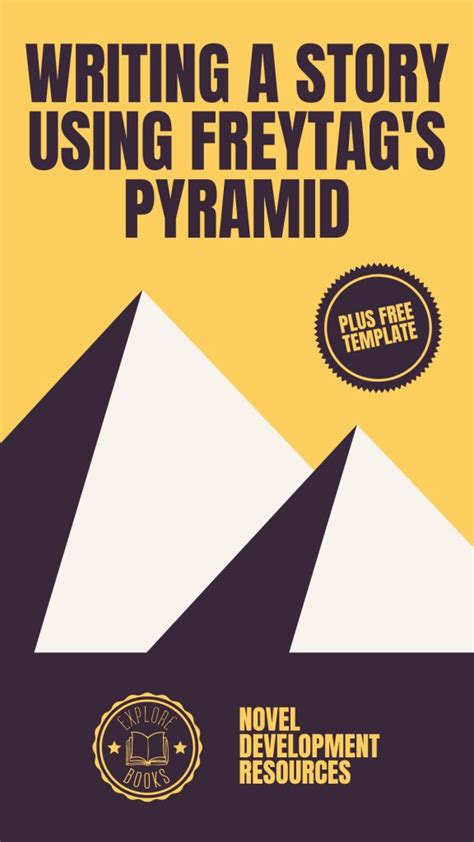 The Book Cover For Writing A Story Using Frytags Pyramid