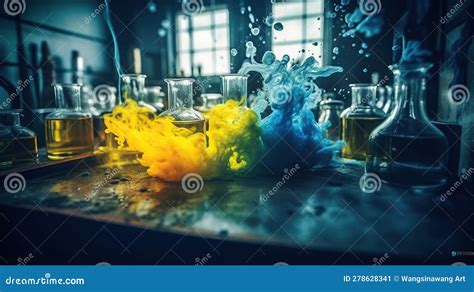 Chemists Lab Generated Ai Image Stock Illustration Illustration Of Dark Potion 278628341