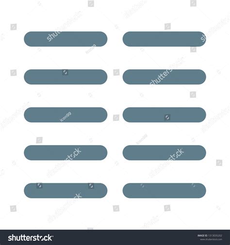 Double Column Rows Table Documentsheet Template Stock Vector Royalty Free 1313035202