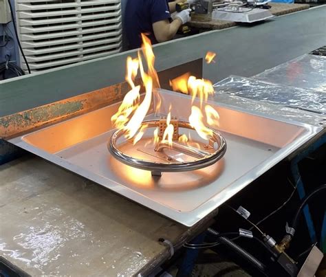 Popular High Quality Rectangular Fireplace Portable Gas Fire Pit And Gas Fire Pit Table