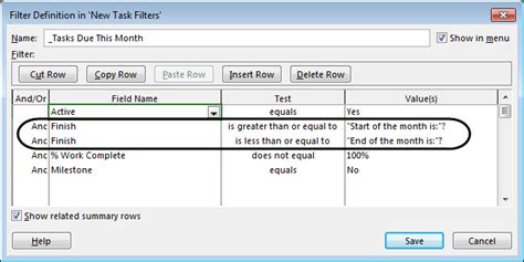 Using The New Filtering Functionality In Microsoft Project 2013 Project Management Best