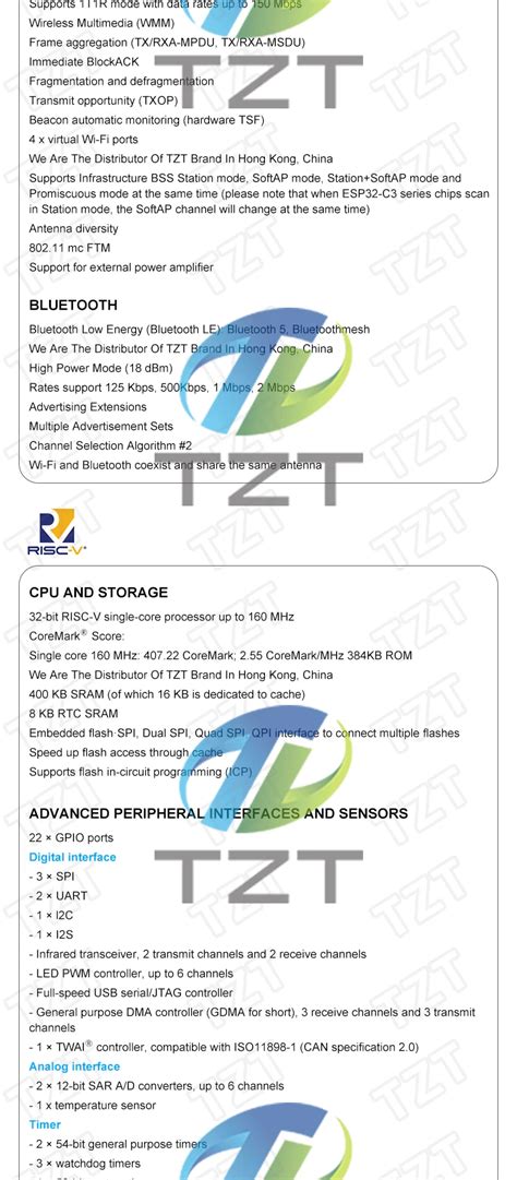 Esp32 Esp32 C3 Wifibluetooth 50 Internet Of Things Dual Type C