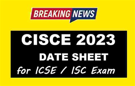 Icse Isc Date Sheet Cisce May Release Time Table Soon Icsehelp