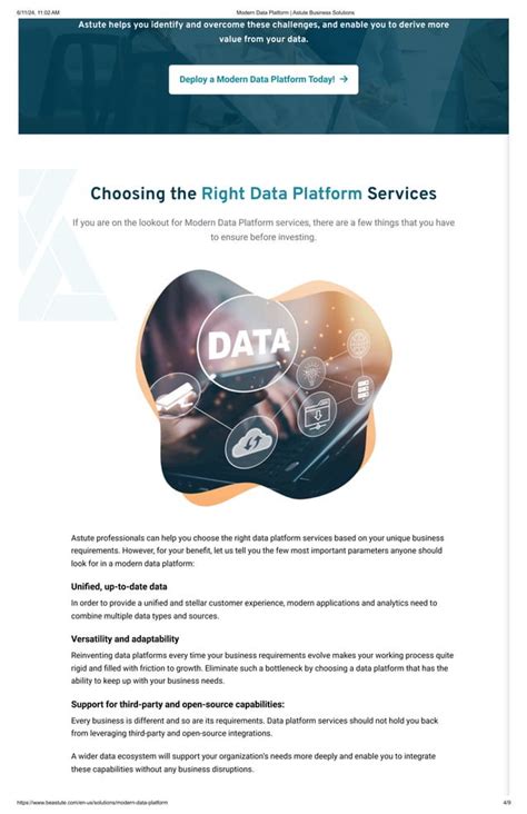 Modernize Your Data Platform For Improved Business Insights Pdf