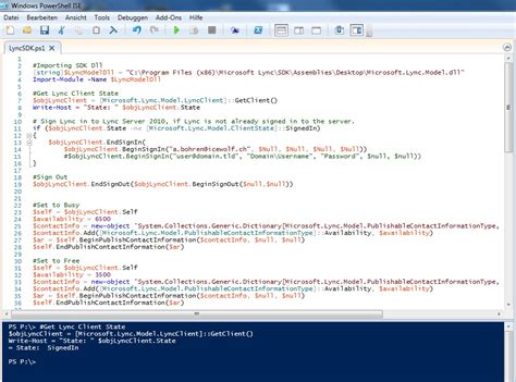 using lync 2010 sdk with powershell icewolf blog