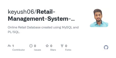 Github Keyush06retail Management System Dbms Online Retail Database Created Using Mysql And