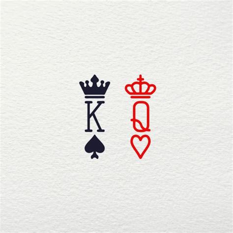 King And Queen Svg King Spade Queen Heart Svg Crown Husband Wife