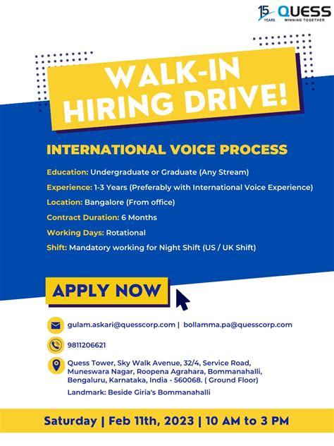 quess it staffing on linkedin jobfair hiringdrive bpojobs itesjobs bangalorejobs fresherjobs