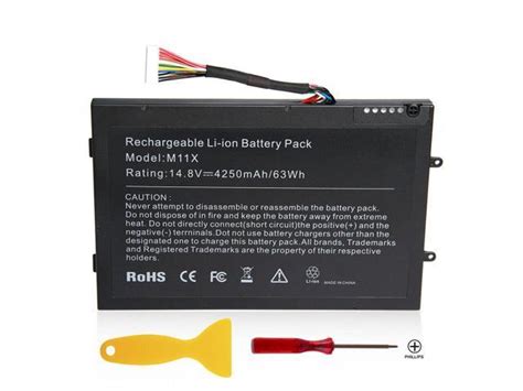 63w Battery For Dell Alienware M11x M11x R2 M11x R3 M14x M14x R2