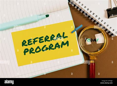 Conceptual Caption Referral Program Internet Concept Parking Spaces That Are Reserved For