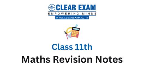 Class11 Maths Revision Notes