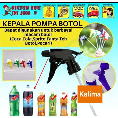 Jual Kepala Pompa Botol Semprot Asena Semprotan Mandi Burung Sangkar Kandang Tanaman Kaca Meja