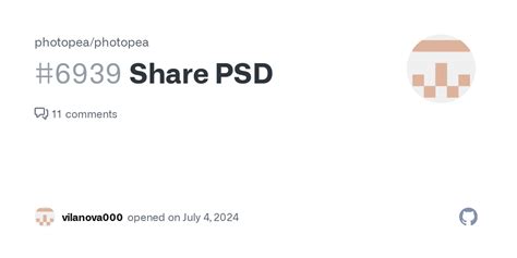 Share PSD Issue Photopea Photopea GitHub