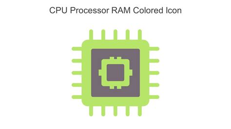 Cpu Processor Ram Colored Icon In Powerpoint Pptx Png And Editable Eps