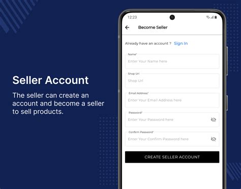 Bagisto Marketplace Mobile App Multi Vendor Androidios App Webkul