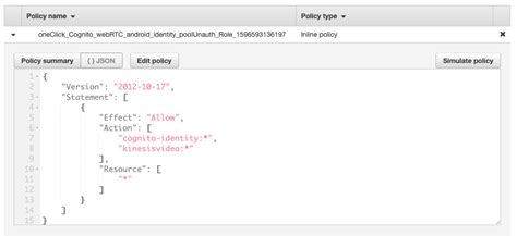 Acces Denied With A Cognito Guest User · Issue 31 · Awslabsamazon Kinesis Video Streams Webrtc