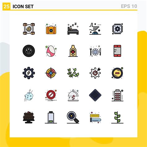 User Interface Pack Of 25 Basic Filled Line Flat Colors Of Chip Handshake Bed Global Agreement