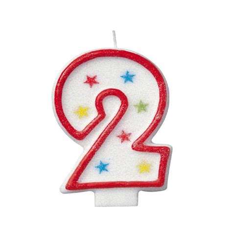 Number 2 Glitter Birthday Candle Candles Fun Services Colorado