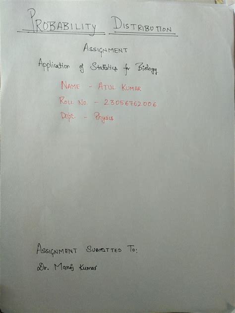 Biostat Assignment Pdf