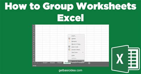 How To Ungroup Worksheets In Excel Earn And Excel Worksheets Library