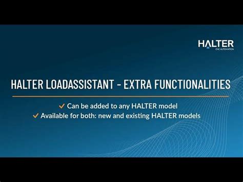 Halter Cells Additional Functionalities Halter Cnc Robotics