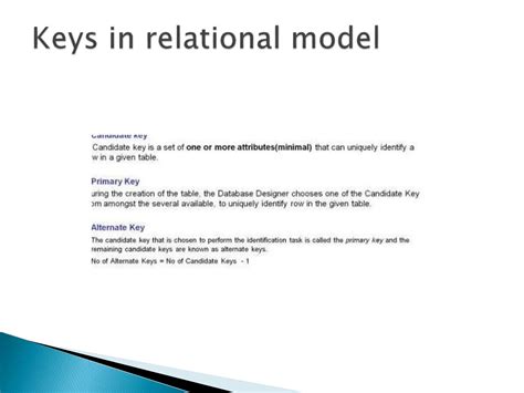 The Relational Data Model Concepts Introduction Ppt