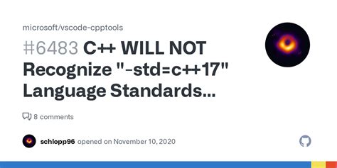 C Will Not Recognize Stdc17 Language Standards When Running Code · Issue 6483