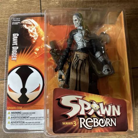 Mcfarlane Toys Spawn Reborn Series 3 Grave Digger Action Figure Read