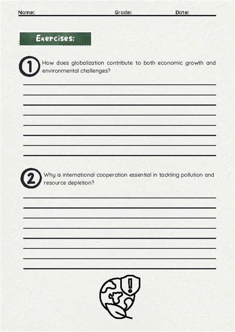Environmental Impact Pollution And Resource Use In Globalization Tpt