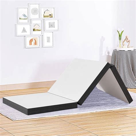 3 Inch Folding Mattress Tri Fold Memory Foam Mattress Topper Portable