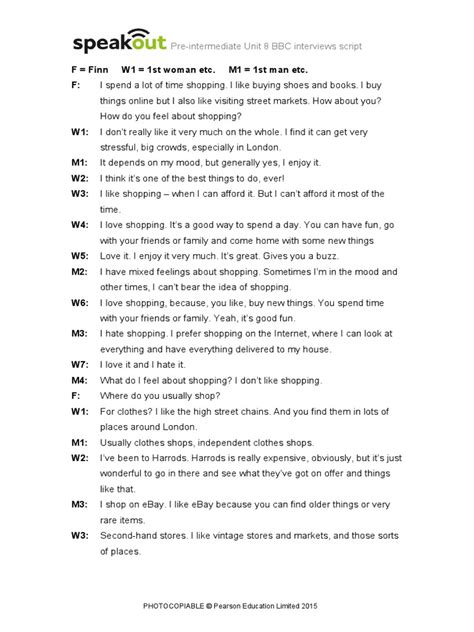 So Pi U8 Interviews Scripts Pdf