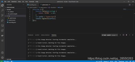 Typescript笔记（2）—— 使用vscode实时编译typescript代码vscode编译ts Csdn博客